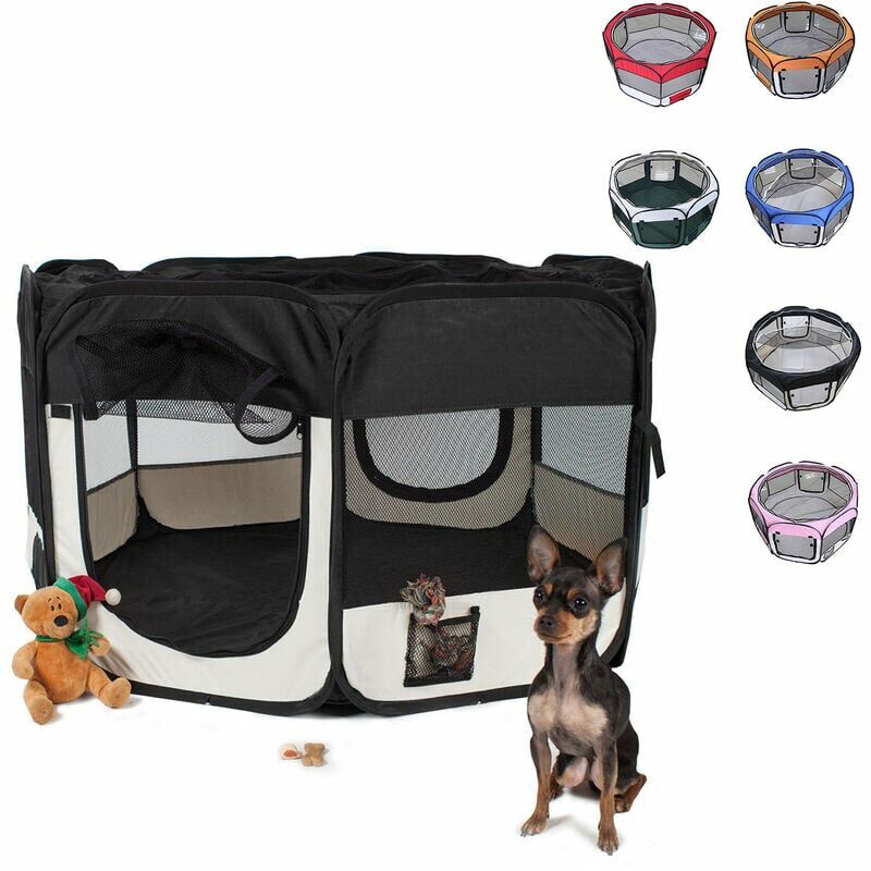 Corral grande plegable para perros y cachorros, varios colores a elegir ...